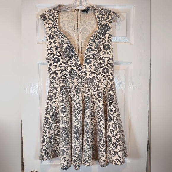 privy | Dresses | Privy Womens Aline Ivory Midi Cocktail Dress With ...